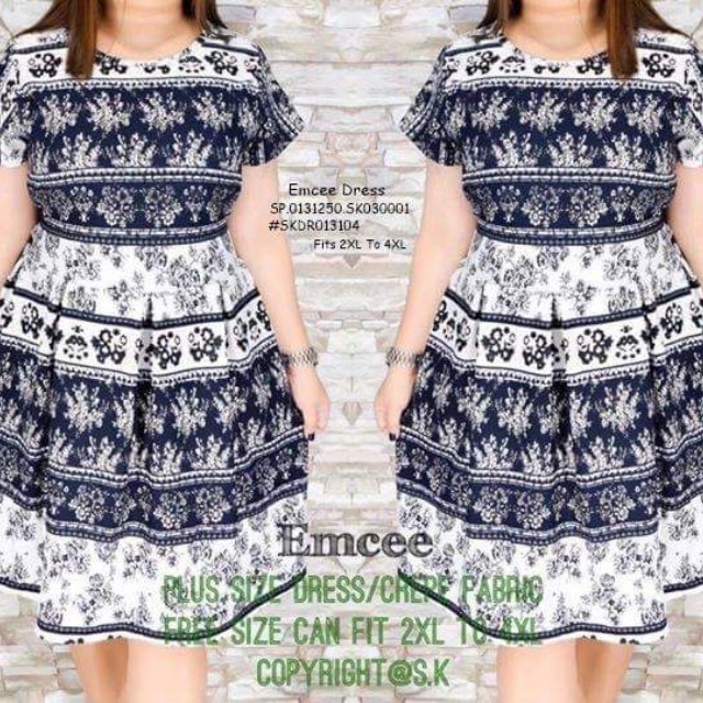 Emcee dress fits upto 4XL, Women's Fashion, Dresses & Sets, Dresses on ...
