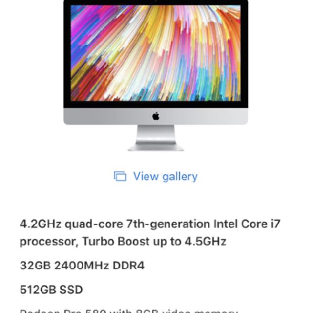 IMac Highest Spec, Computers & Tech, Laptops & Notebooks on Carousell