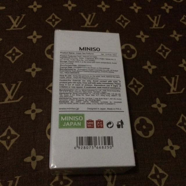 Miniso green tea classic perfume, Beauty & Personal Care, Fragrance ...