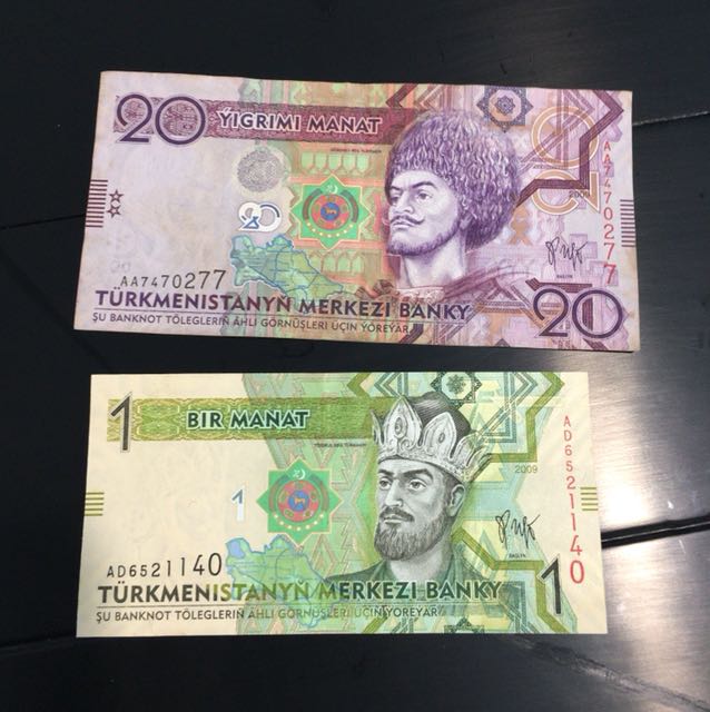 Set of Turkmenistan Manat 1 & 20, Hobbies & Toys, Collectibles ...