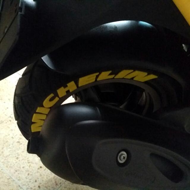 Stiker Rabber Untuk Ban Motor Dan Mobil, Motor di Carousell