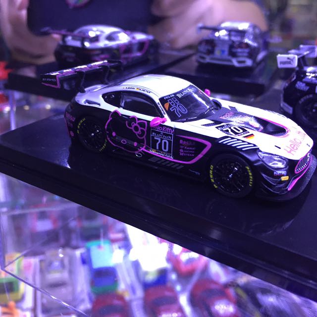 Tarmac 1/64 Diecast AMG GT hello Kitty Mercedes GT3, Hobbies & Toys ...