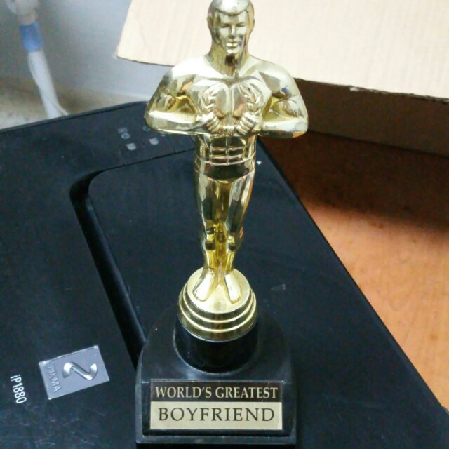 World's Greatest Boyfriend trophy, Everything Else on Carousell