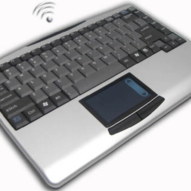 Adesso WKB-4000US SlimTouch Wireless Touchpad Mini Keyboard, Computers ...