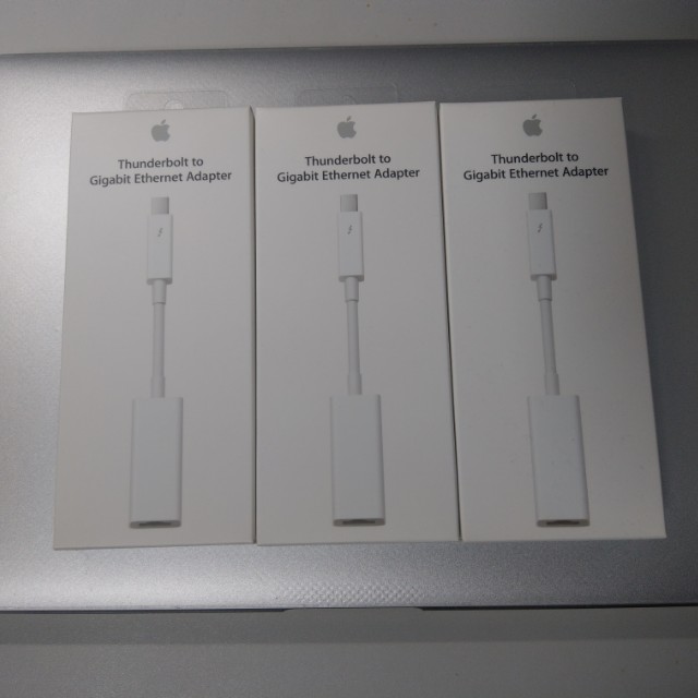 Apple Thunderbolt to Gigabit Ethernet Adapter, Computers & Tech, Parts ...