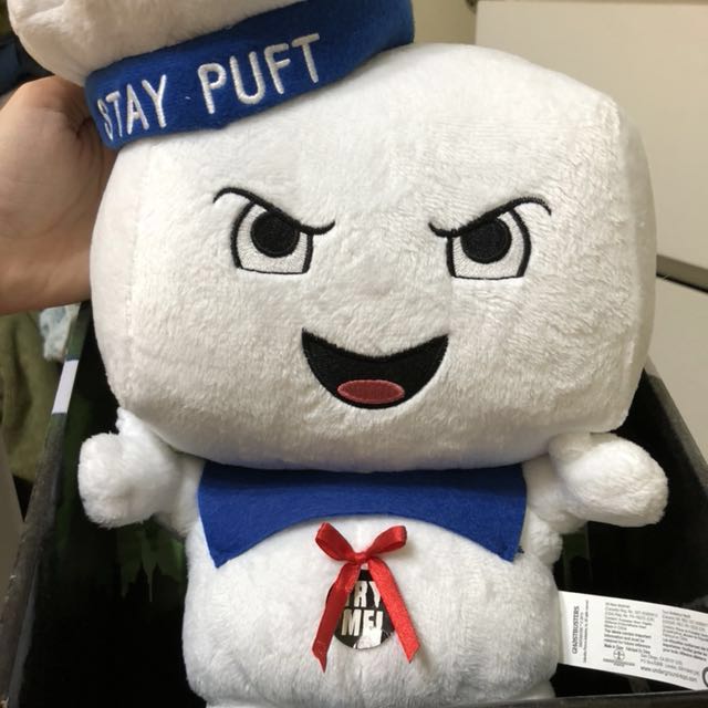 BNIB Ghostbusters Stat Puft talking plush toy, Hobbies & Toys, Toys ...