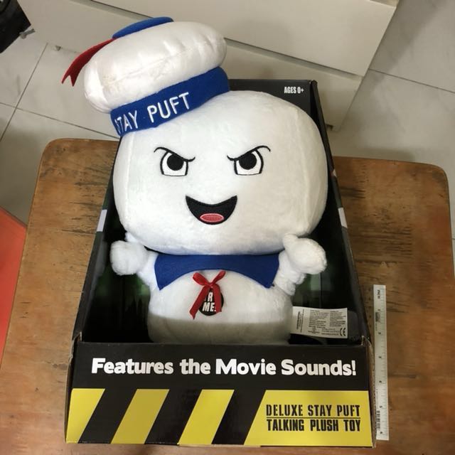 BNIB Ghostbusters Stat Puft talking plush toy, Hobbies & Toys, Toys ...