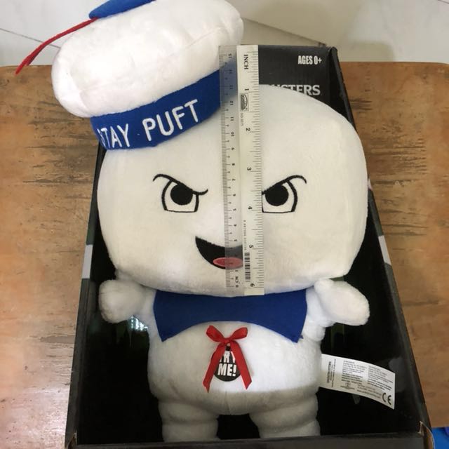 BNIB Ghostbusters Stat Puft talking plush toy, Hobbies & Toys, Toys ...