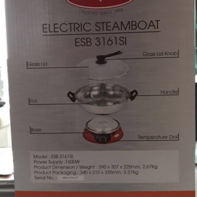 Electric Steamboat, TV & Home Appliances, Kitchen Appliances, BBQ ...