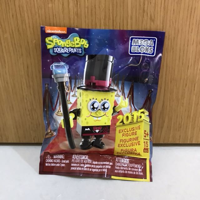 Mega Bloks Spongebob Square Pants squarepants Minifigure SDCC exclusive ...