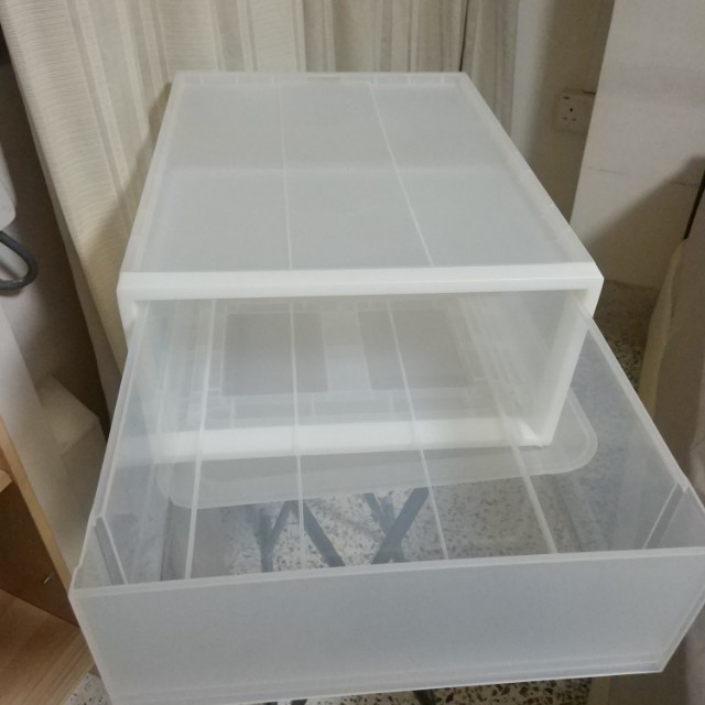 Muji Storage Box 34 x 44.5 x 18 cm, Furniture & Home Living, Home ...