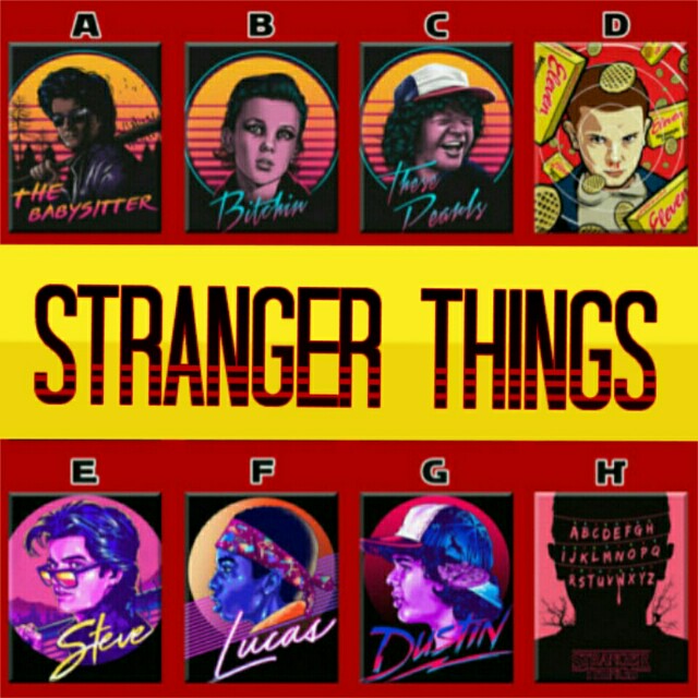 Stranger Things Artwork Poster Ref Magnet Display Collectible Souvenir ...