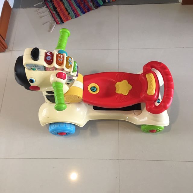 Toddler 3 in 1 zebra scooter, Babies & Kids, Infant Playtime on Carousell