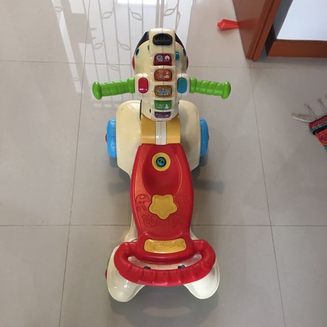 Toddler 3 in 1 zebra scooter, Babies & Kids, Infant Playtime on Carousell