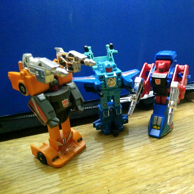 Transformers G1 Triggerbots set, Dogfight, Backstreet, Override ...