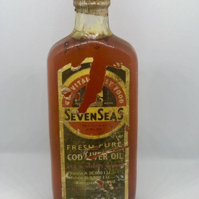 Vintage Seven Sea Cod Liver Oil, Hobbies & Toys, Collectibles ...