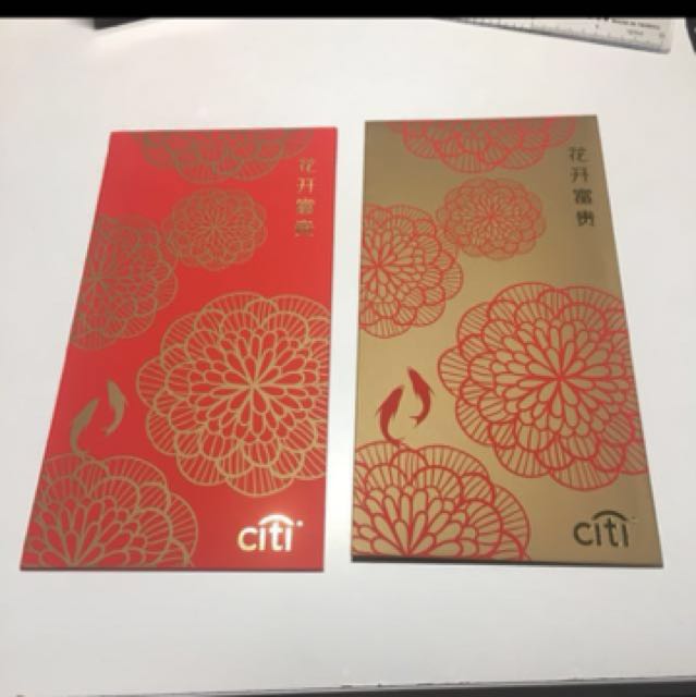 2018 Citigold Private Client Red Packet Paper / Ang Bao / Ang Pow ...