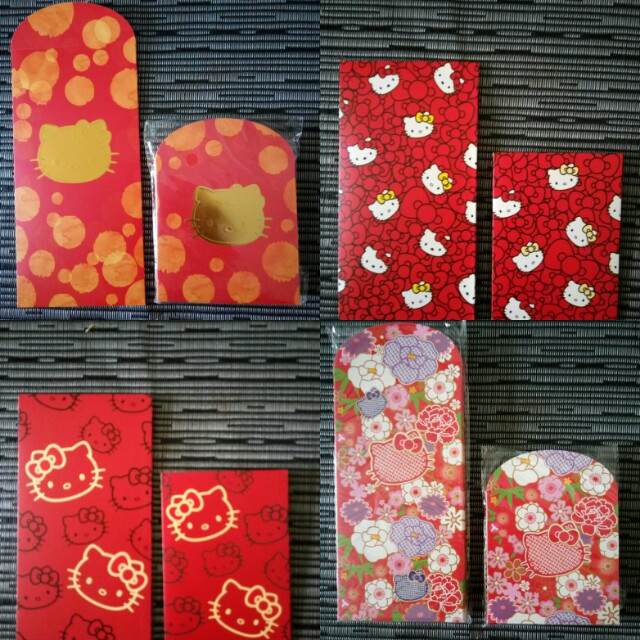 BN Chinese New Year CNY Cute Hello Kitty Red Packets, Hobbies & Toys ...