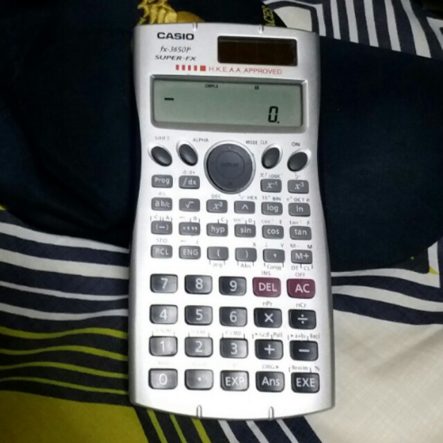 Casio Fx 3650p Super Fx Calculator 高考計數機 音響器材 音樂播放裝置 Mp3及cd Player