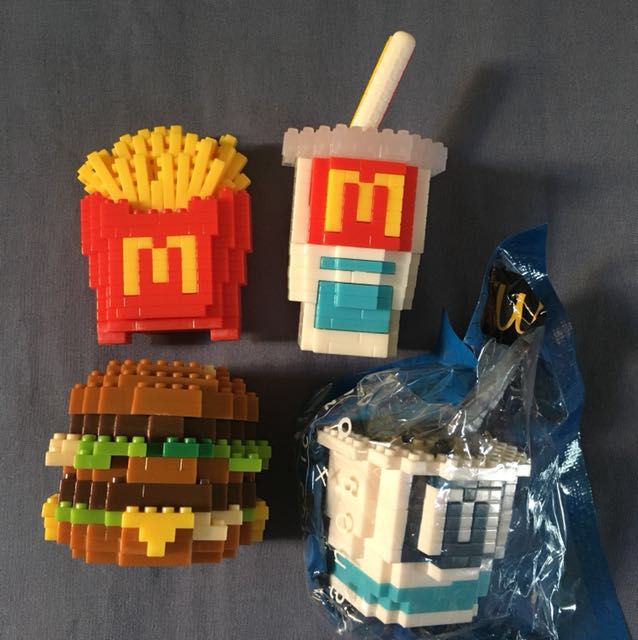 Full set Macdonald meal LEGO toy, Hobbies & Toys, Toys & Games on Carousell