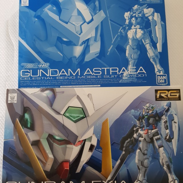 Gundam RG Exia & Gundam RG Astrea Parts Set (P-Bandai), Hobbies & Toys, Toys & Games on Carousell