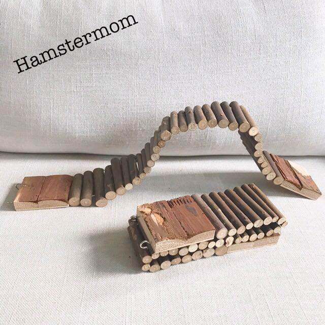 Hamster Long 55cm Wooden Bendy Bridge Toy, Pet Supplies, Homes & Other ...