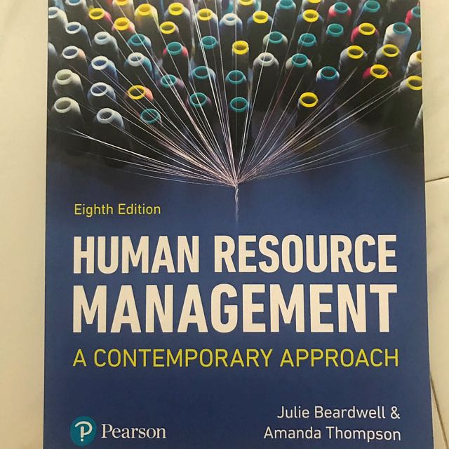 Human Resource Management by Julie Beardwell & Amanda Thompson (8th Eighth Edition), Hobbies ...
