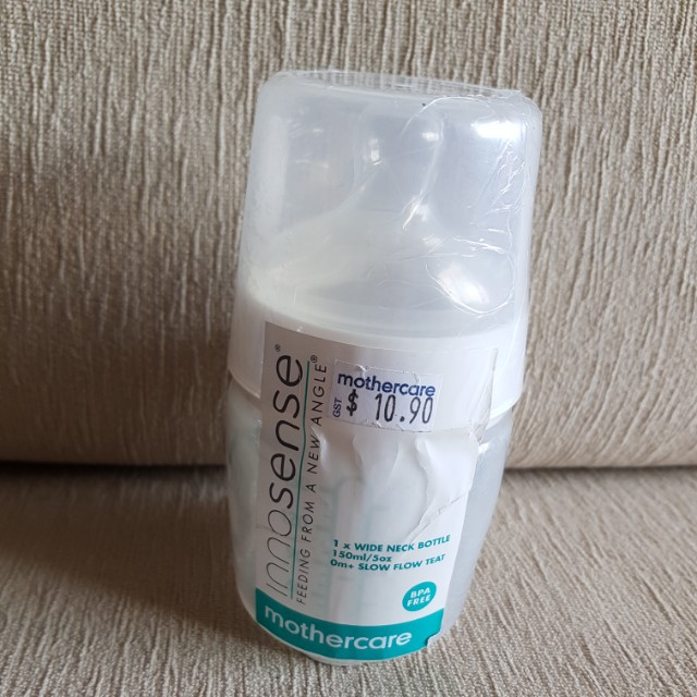 Mothercare innosense wide neck bottle (150ml), Babies & Kids, Nursing ...