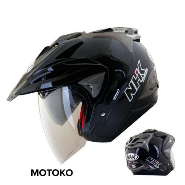 NHK Godzilla Solid Black, Motorcycles, Motorcycle Apparel on Carousell