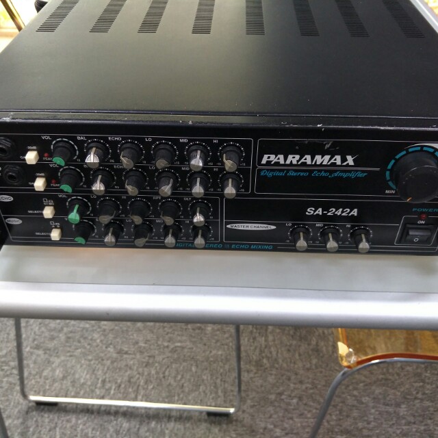 PARAMAX Stereo Echo Amplifier, Audio, Other Audio Equipment on Carousell