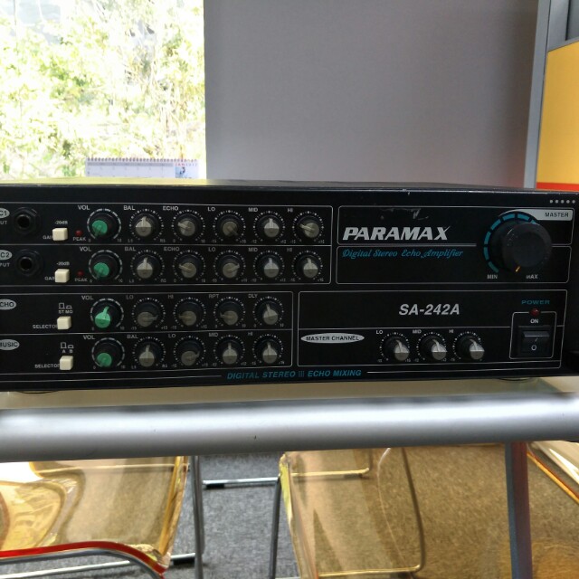 PARAMAX Stereo Echo Amplifier, Audio, Other Audio Equipment on Carousell