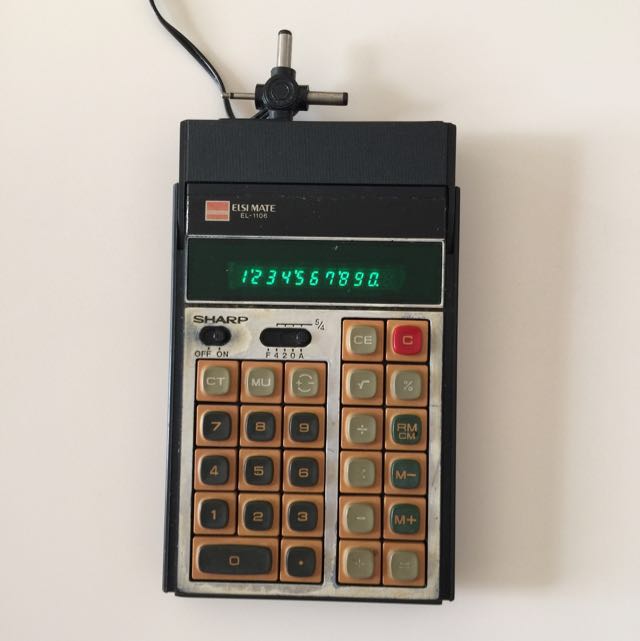 Sharp Elsi Mate EL-1106 (Rare Antique!), Hobbies & Toys, Memorabilia & Collectibles, Vintage ...