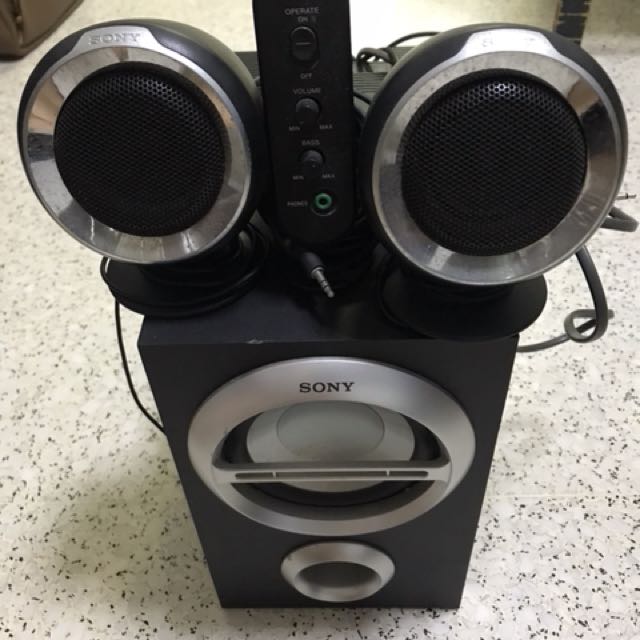 Sony PC desktop speaker, Audio, Soundbars, Speakers & Amplifiers on ...