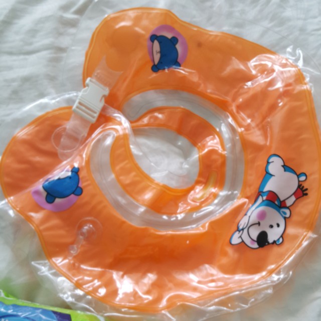 Swimming diapers + neck float, Babies & Kids, Babies & Kids Fashion on ...