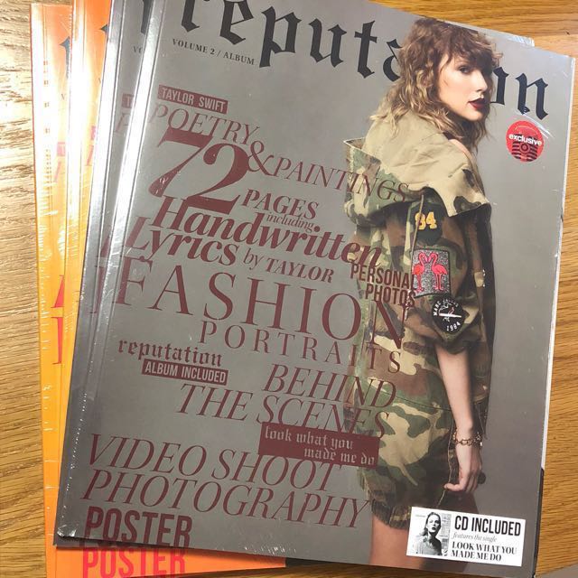 Taylor Swift Reputation Magazines Vol 2, Hobbies & Toys, Music & Media ...