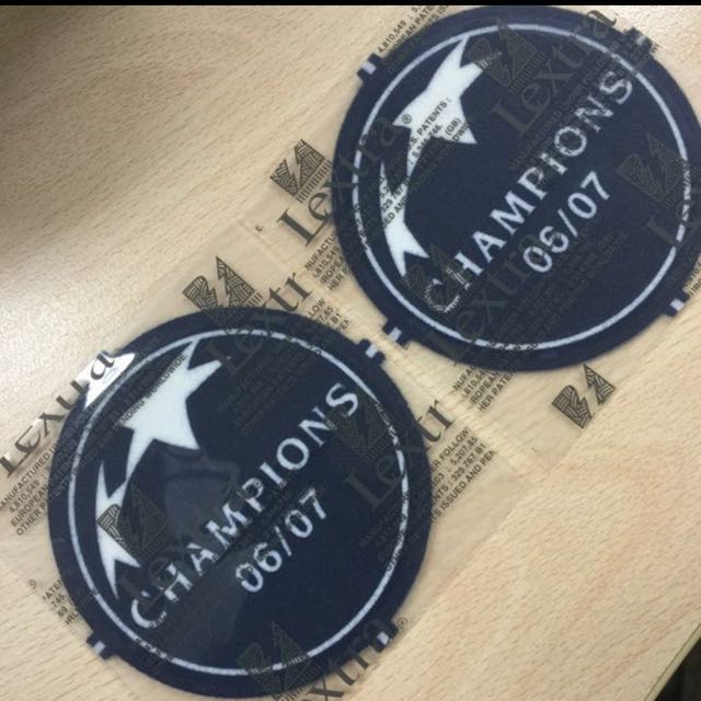 100% Authentic Lextra UEFA AC Milan Champions League Winner Patch 2006 ...