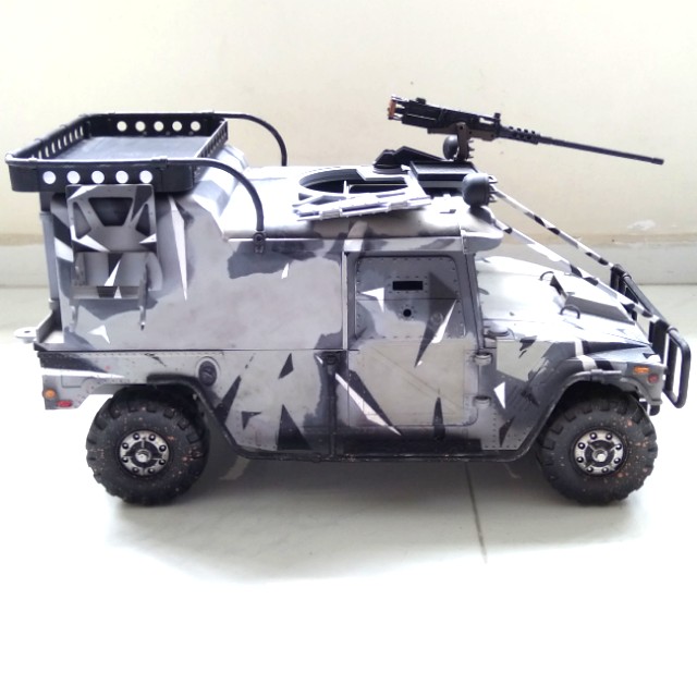 1/6 SCALE ARMORED HUMVEE HUMMER VEHICLE WITH GUN 21ST CENTURY TOYS ...
