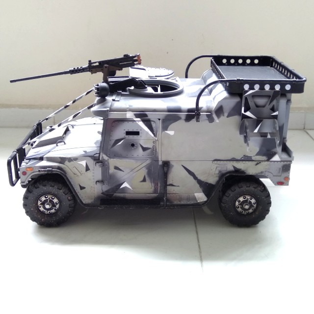 1/6 SCALE ARMORED HUMVEE HUMMER VEHICLE WITH GUN 21ST CENTURY TOYS ...