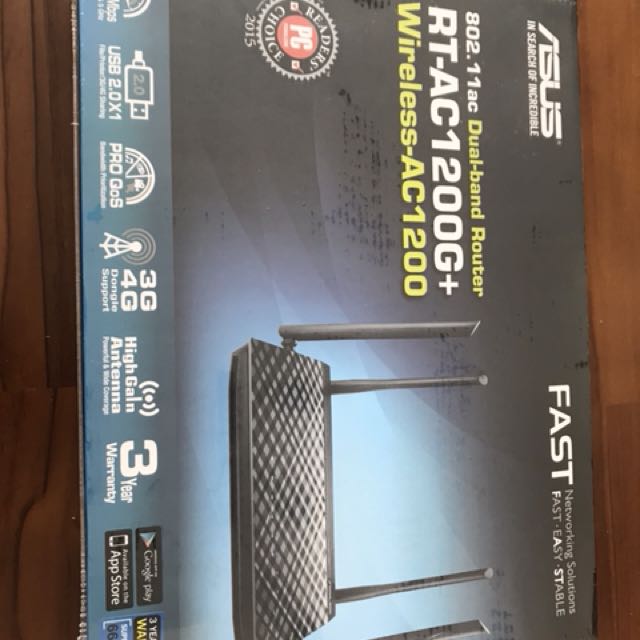 Asus Router AC-1200+, Computers & Tech, Laptops & Notebooks on Carousell