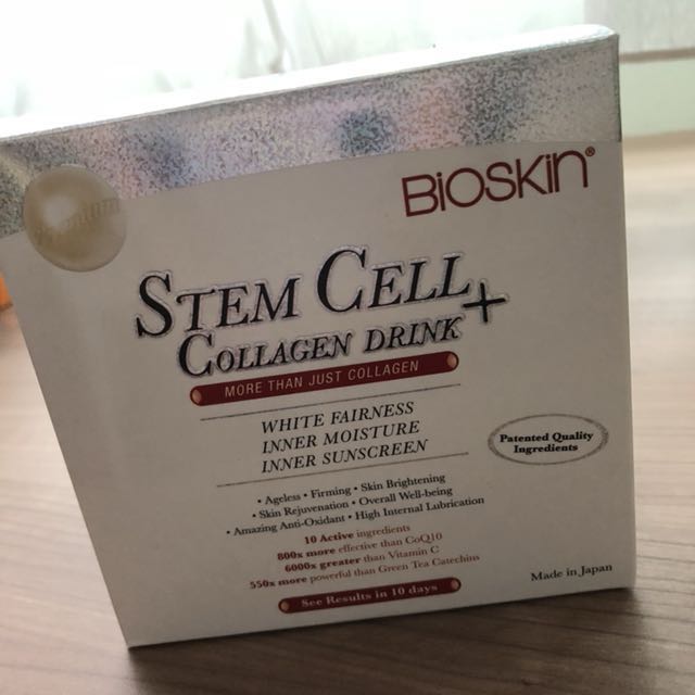 Bioskin Stem Cell & Collagen Drink, Health & Nutrition, Health ...