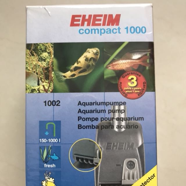 EHEIM Compact 1000 fish pump, Pet Supplies, Homes & Other Pet ...