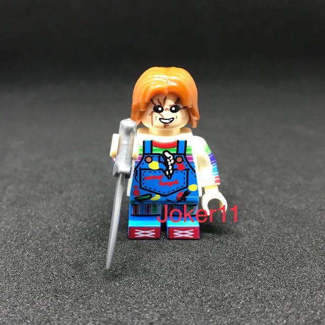Minifigure: Chucky LEGO Bricks Compatible, Hobbies & Toys, Toys & Games ...