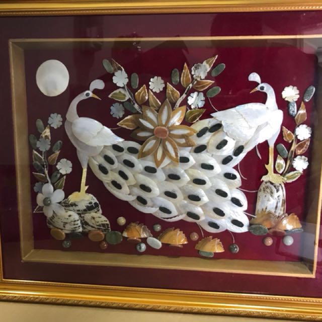 Myanmar Burmese art photo frame, Furniture & Home Living, Home Decor ...