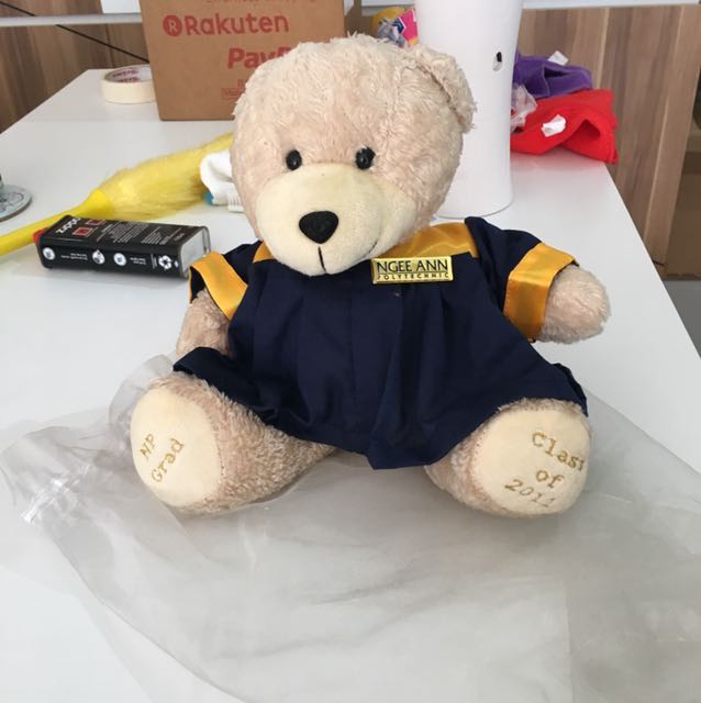 Ngee Ann poly Graduation Bear, Hobbies & Toys, Toys & Games on Carousell