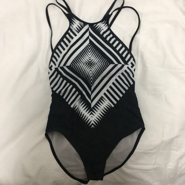 One Piece Black Aztec Swimsuit, Women's Fashion, Swimwear, Bikinis ...