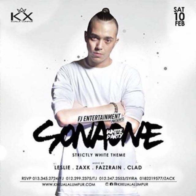 SONAONE AT KX CLUB KL 10/2, Tickets & Vouchers, Local Attractions and ...