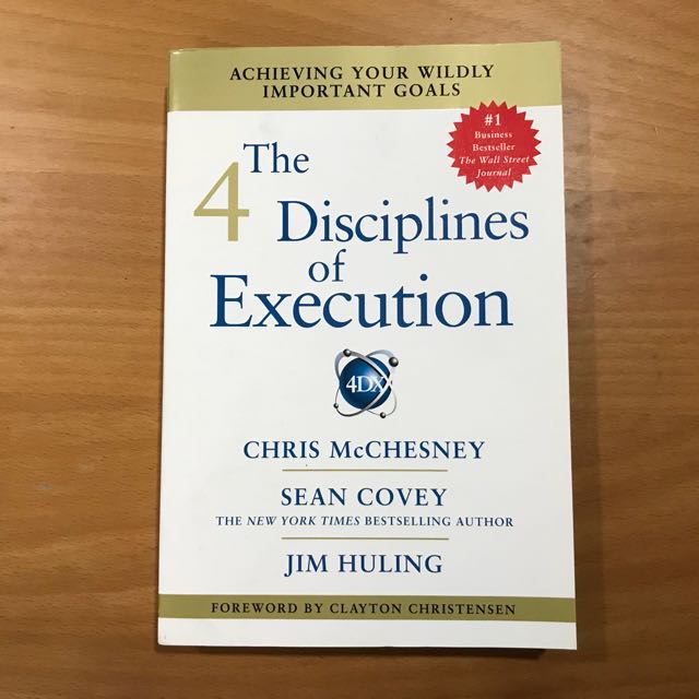 The 4 Disciplines of Execution, Books & Stationery, Fiction on Carousell