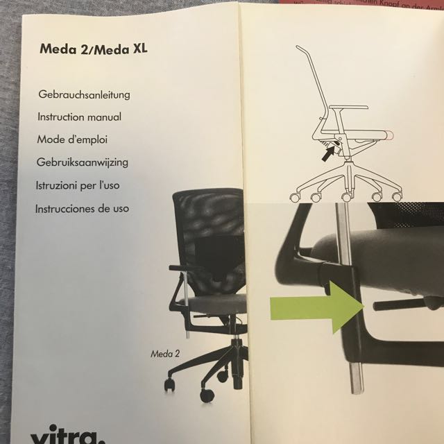 Vitra Meda 2 Office Chair, Furniture & Home Living, Furniture, Chairs ...