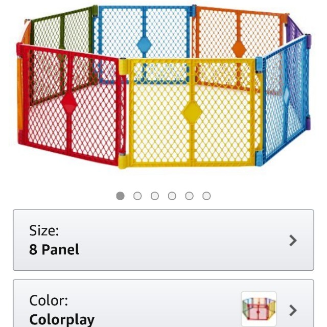 Baby Playpen - colorful 8 panels, Babies & Kids, Infant Playtime on ...
