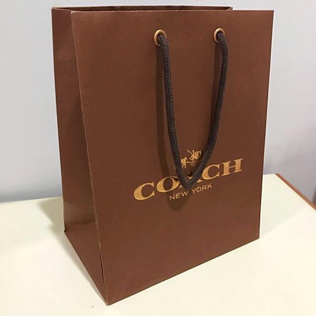 Coach Paper Bag, Women's Fashion, Jewelry & Organisers, Body Jewelry on ...